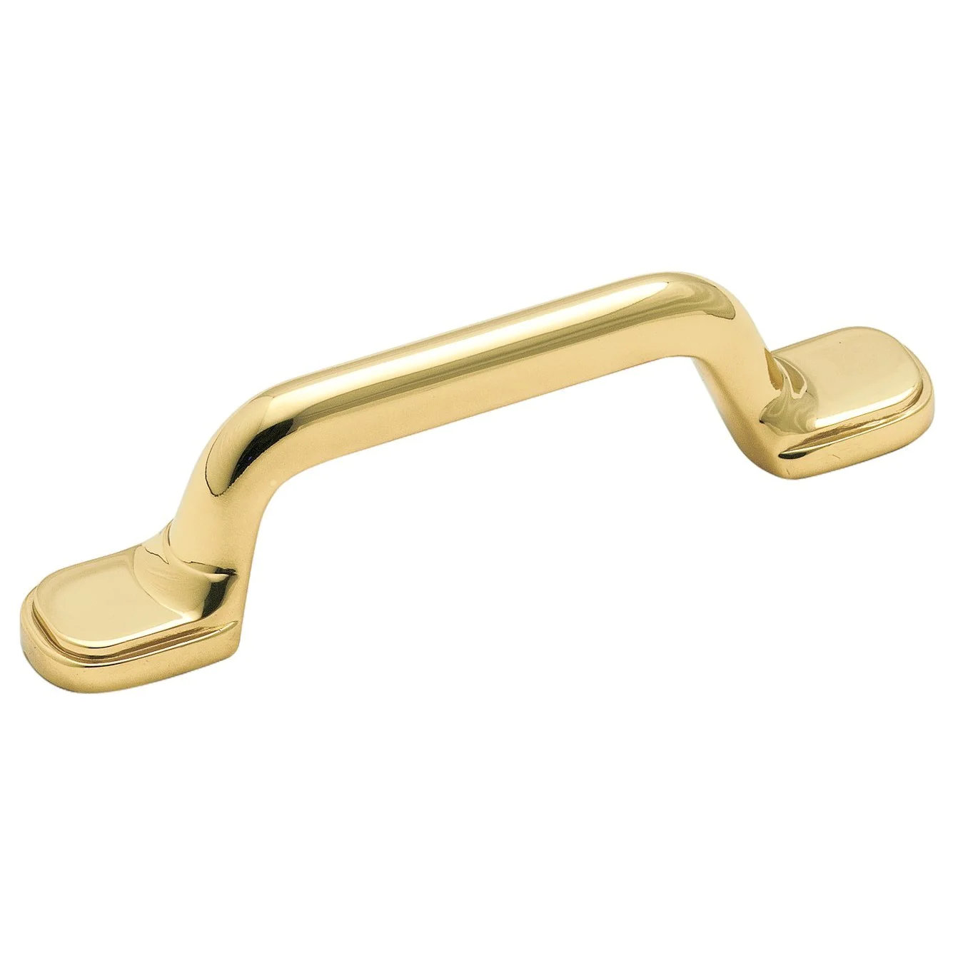 D. Lawless Hardware (25-Pack) 3" Solid Brass Arch Pull Polished Brass | Wayfair